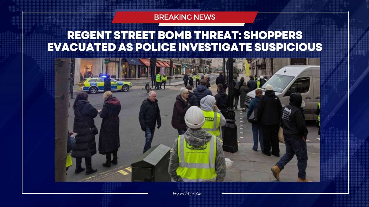 Regent Street Bomb Threat: Shoppers Evacuated as Police