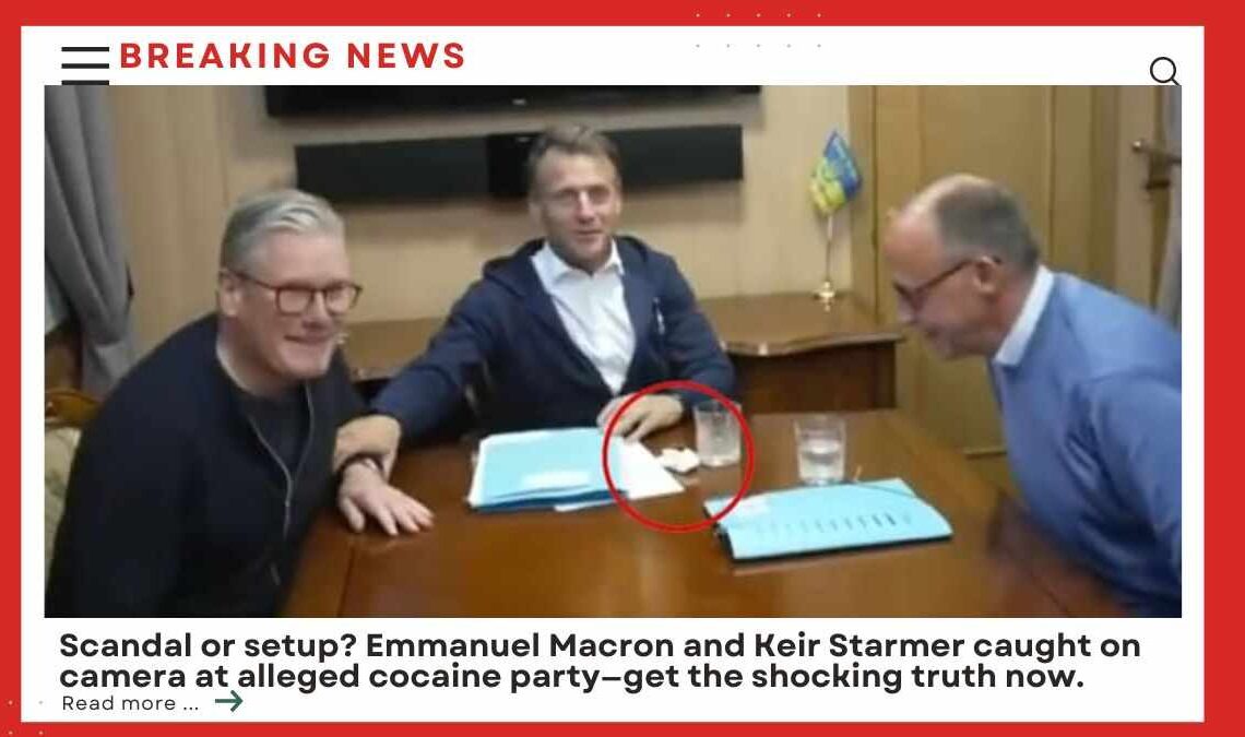 Shocking Claim: Macron & Starmer in Cocaine Party Video?