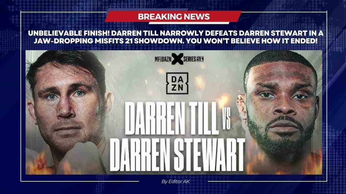 Misfits 21 Shock: Darren Till defeats Darren Stewart